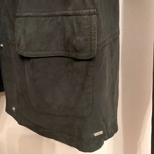 Emu | Jackets & Coats | Emu Australia Sueded Leather Safari Jacket Navy ...